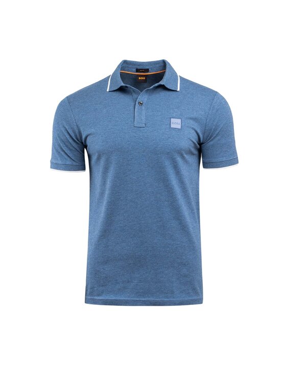 Boss Polo 50507699-100 Niebieski Regular Fit | Modivo.pl