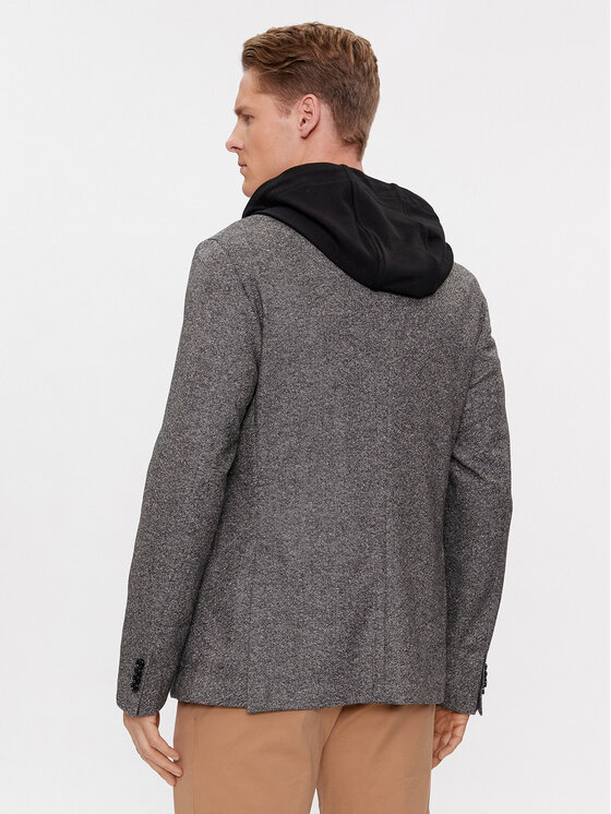 Boss Sakko C-Hanry-Hoodie-234 50502528 Grau Slim Fit | Modivo.de