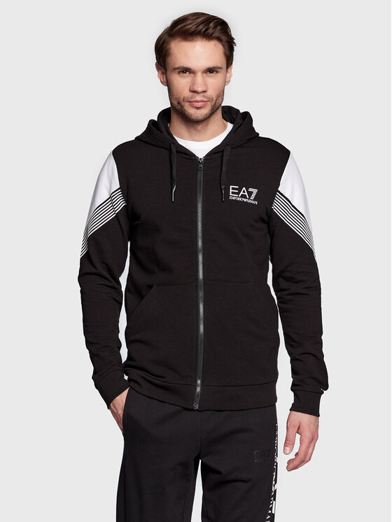 EA7 Emporio Armani Sweatshirt 6LPM58 PJ9FZ 1200 Schwarz Regular Fit | Modivo.de
