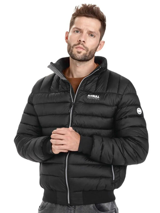 PITBULL Kurtka zimowa 520101.9000.S Czarny Regular Fit | Modivo.pl