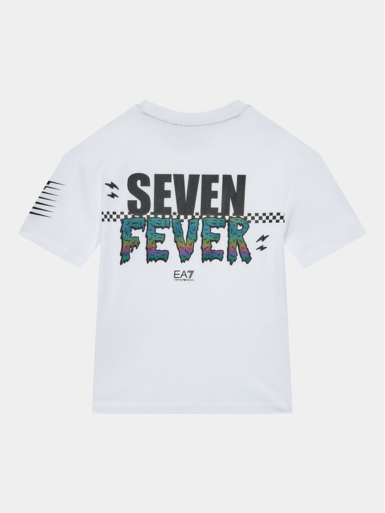 EA7 Emporio Armani T Shirt 6RBT60 BJ7CZ 1100 Bila Regular Fit Modivo.cz
