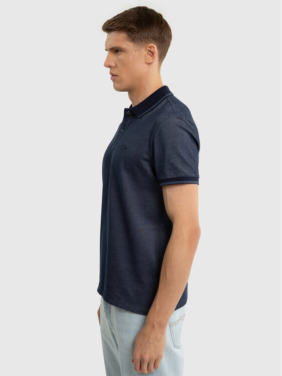 BIG STAR Polo HARRISON_403_150 Granatowy Basic Fit | Modivo.pl
