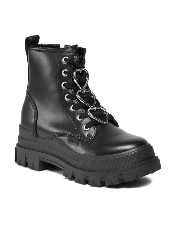 Buffalo Trapery Aspha Rld Heart 1622308 Czarny | Modivo.pl