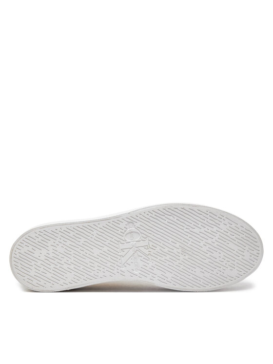 Calvin Klein Jeans Tenisówki Vulc Flatfom Essential YW0YW01030 Biały ...