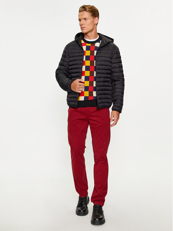 United Colors Of Benetton Geacă 2BA2UN02O Negru Regular Fit | Modivo.ro