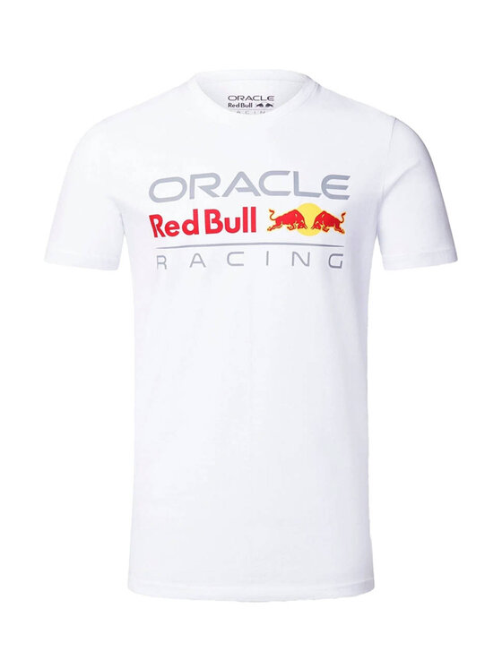 Red Bull Racing T-Shirt Essential Biały Regular Fit | Modivo.pl