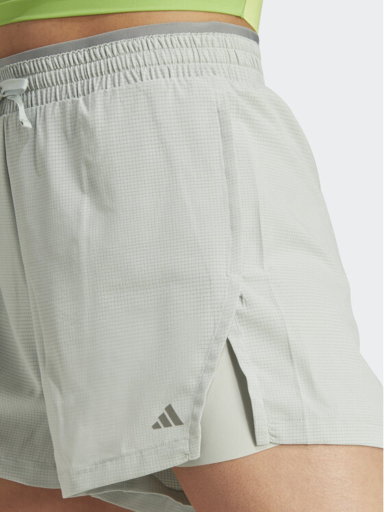 adidas Pantaloni scurți sport HIIT HEAT.RDY Two-in-One IL9277 Gri ...