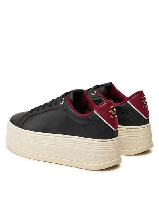 Tommy Hilfiger Sneakers Th Platform Sneaker Triangle FW0FW08115 Schwarz Modivo