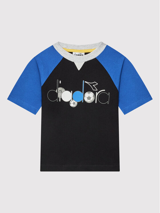 Diadora Комплект тишърт и спортни шорти Ss Score 102.178253 Черен ...