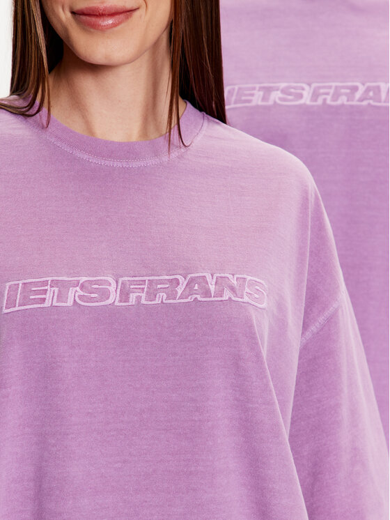 iets frans… T-Shirt IF TONAL LOGO SS TEE 76555853 Fioletowy Loose Fit ...