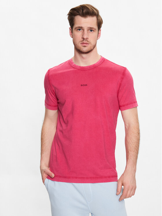 Boss T-Shirt Tokks 50477433 Rosa Regular Fit | Modivo.de