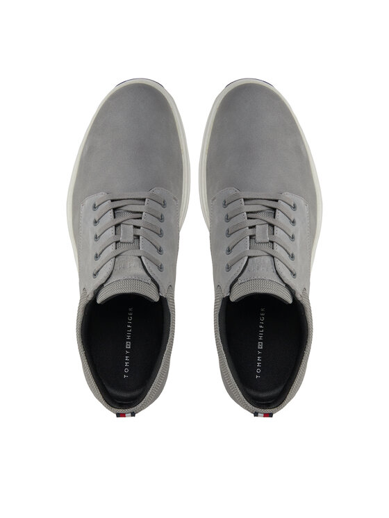 Tommy Hilfiger Sneakers Casual Hilfiger Hybrid Suede FM0FM04996 Silberfarben Modivo