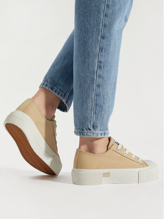 Lee Sportbačiai Isla C Women Low 50241017.36D Smėlio | Modivo.lt