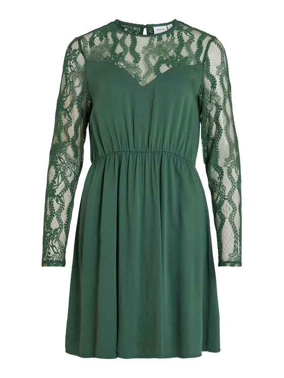 Schoene Vila Kleid Gruen Bildnie11146