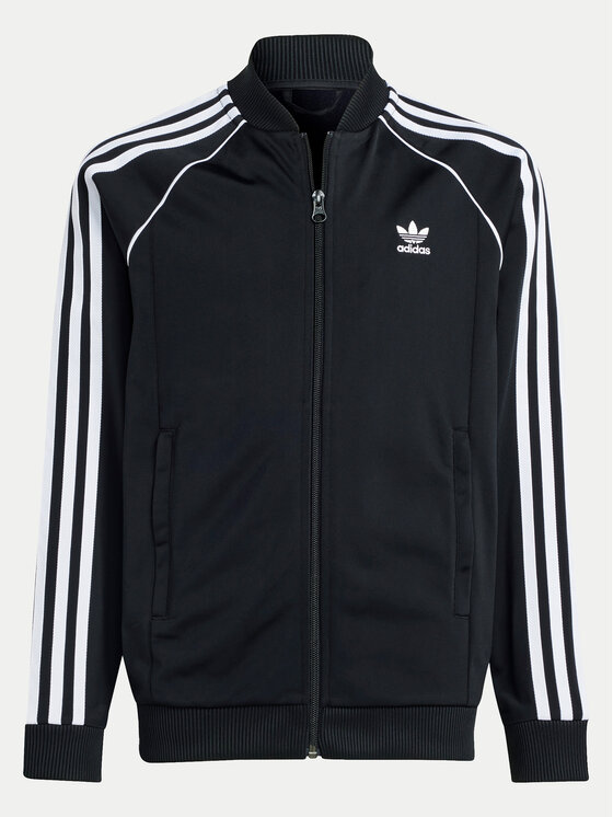 adidas Mikina adicolor IX7628 Černá Regular Fit | Modivo.cz