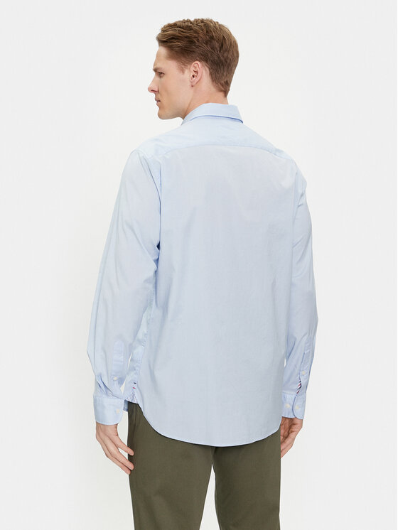 Tommy Hilfiger Koszula MW0MW30934 Błękitny Regular Fit | Modivo.pl