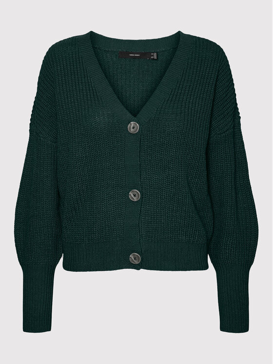 Vero Moda Cardigan Lea 10273853 Verde Relaxed Fit | Modivo.ro