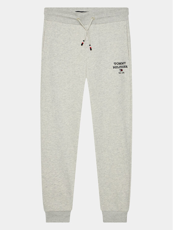 Tommy Hilfiger Sportinės kelnės Logo KB0KB08697 D Pilka Regular Fit ...