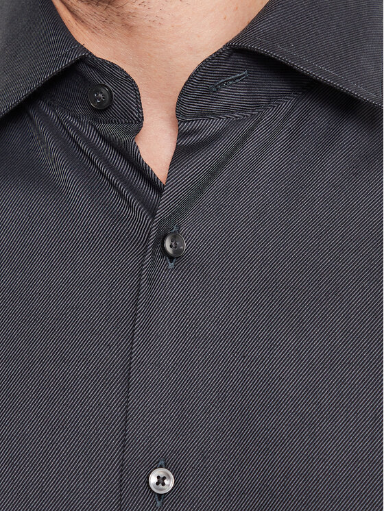 Boss Koszula 50470583 Szary Slim Fit | Modivo.pl