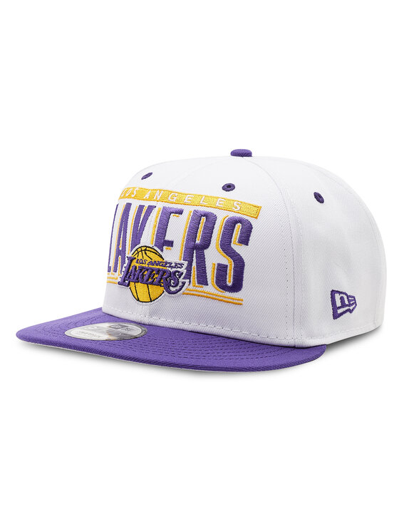New Era Kepurė su snapeliu Los Angeles Lakers NBA 60288554 Balta ...