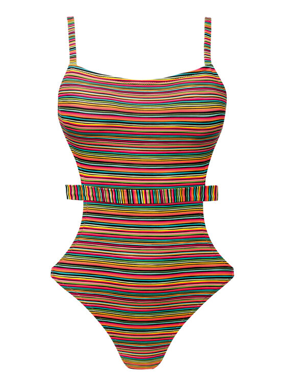 Feba Strój kąpielowy F167 Kolorowy | Modivo.pl