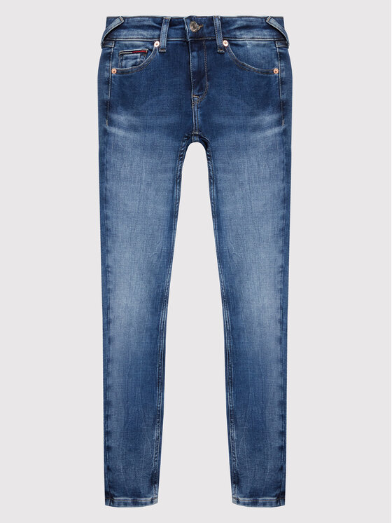 Tommy Jeans Traperice Sophie DW0DW13362 Plava Skinny Fit | Modivo.hr