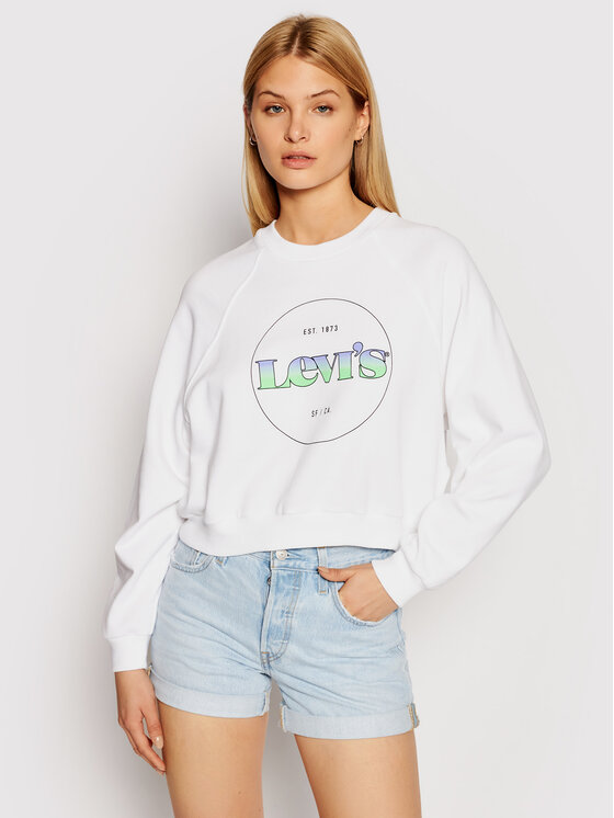 Levi's® Суитшърт Vintage 18722-0013 Бял Regular Fit | Modivo.bg