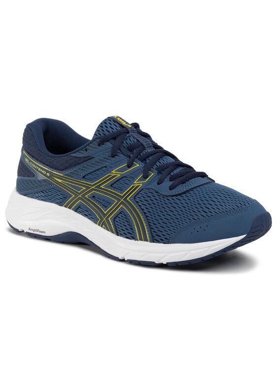 Asics Buty do biegania Gel Contend 6 1011A667 Granatowy Modivo.pl