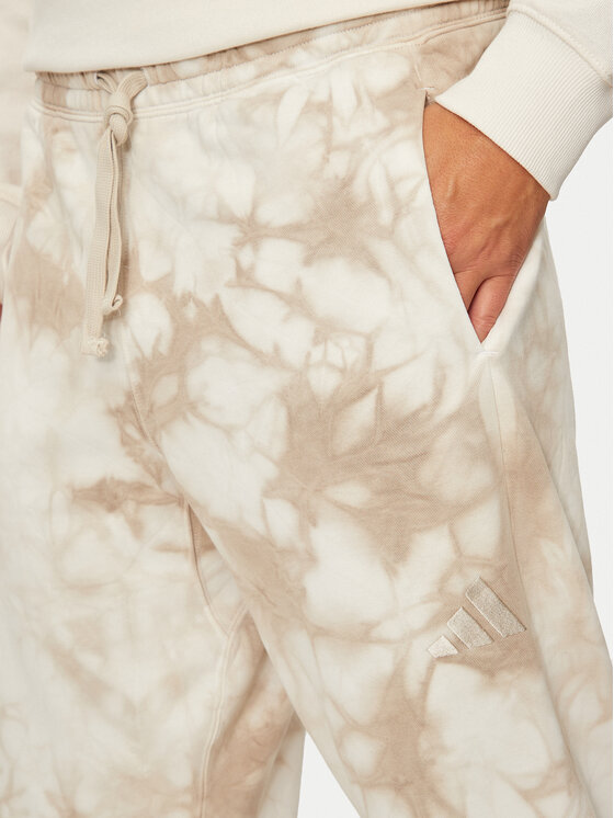 adidas Spodnie dresowe ALL SZN Fleece Washed IY6593 Beżowy Regular Fit ...