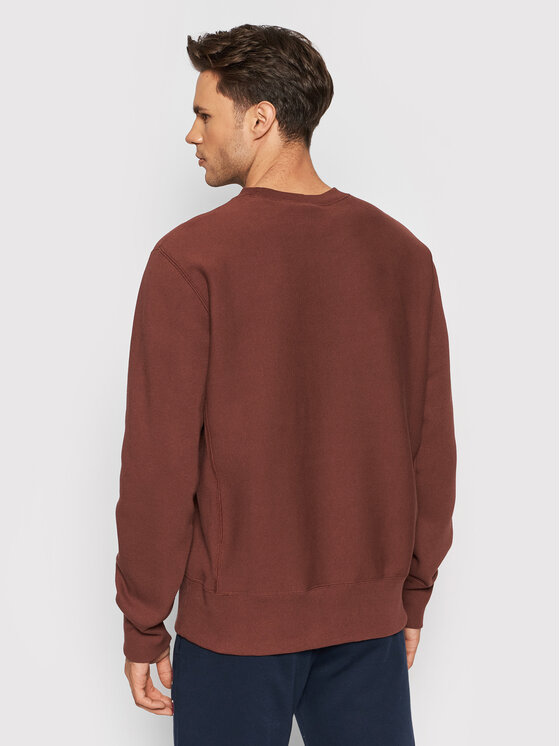 Champion Bluza Logo 216495 Bordowy Custom Fit | Modivo.pl