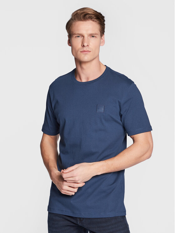 Boss T-Shirt Tales 50472584 Granatowy Relaxed Fit | Modivo.pl
