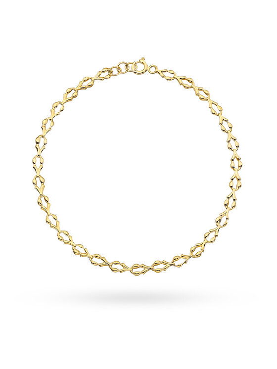 Fugart Bransoletka Bransoletka złota delikatna FUG2-31-B00887-2 Złoty ...