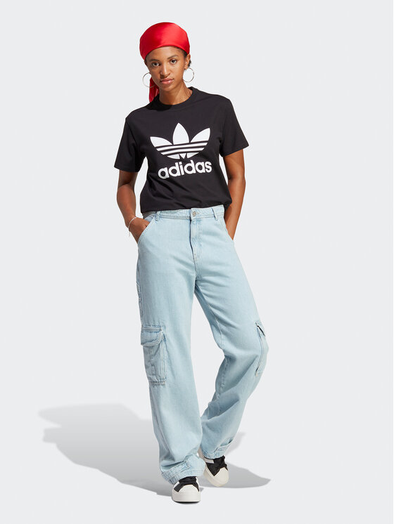 adidas Póló adicolor Classics Trefoil IB7421 Fekete Regular Fit | Modivo.hu