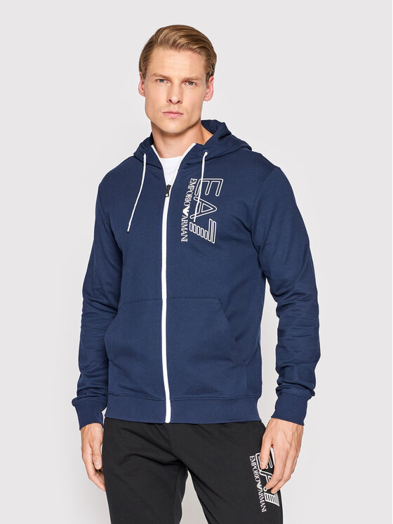 EA7 Emporio Armani Bluza 3LPM53 PJ05Z 1554 Granatowy Regular Fit | Modivo.pl