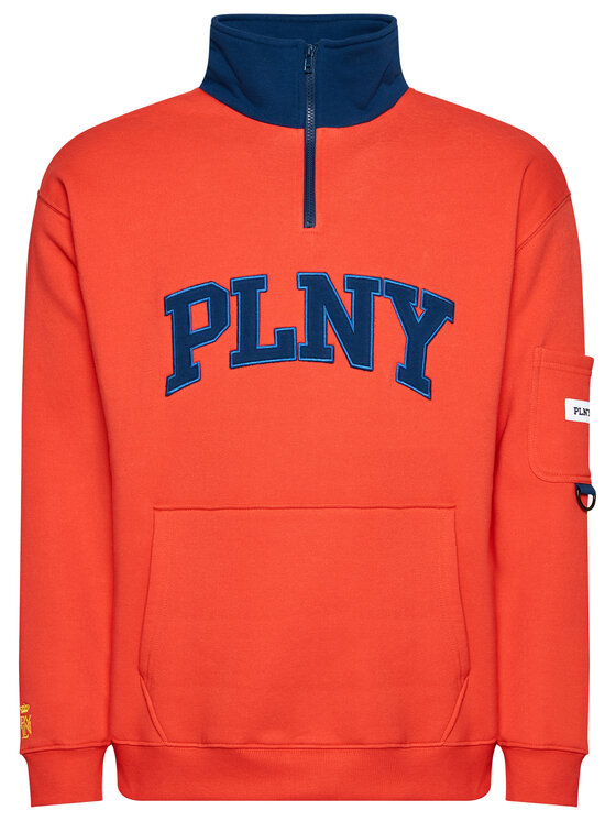 PLNY Textylia Bluza Stanford 00002 Czerwony Regular Fit | Modivo.pl