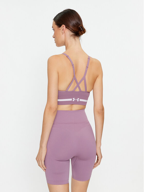Under Armour Biustonosz sportowy Ua Seamless Low Long Bra 1357719 ...