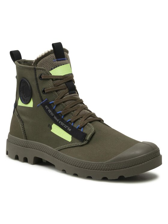 Palladium Trapery PAMPA HI RECRAFT Zielony | Modivo.pl