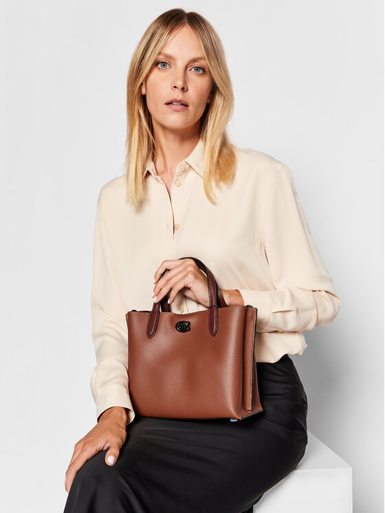 Coach Torebka Cb Cc Sig In Wllw 24 C9092 Brązowy | Modivo.pl