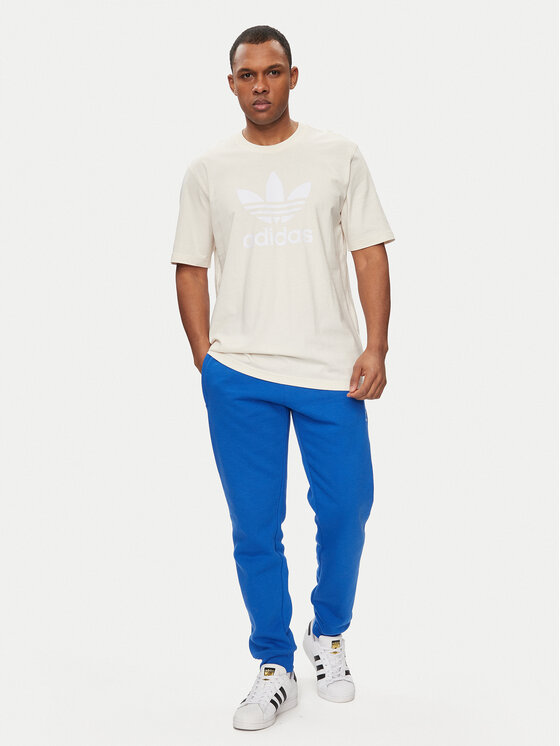 adidas Tricou adicolor Trefoil IU2367 Écru Regular Fit | Modivo.ro
