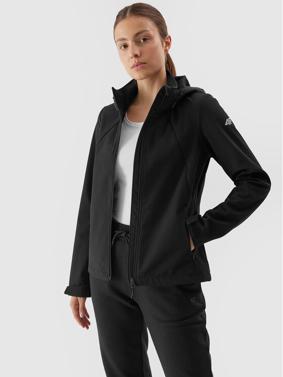 4F Softshell jakna 4FAW23TSOFF152 Crna Slim Fit | Modivo.hr