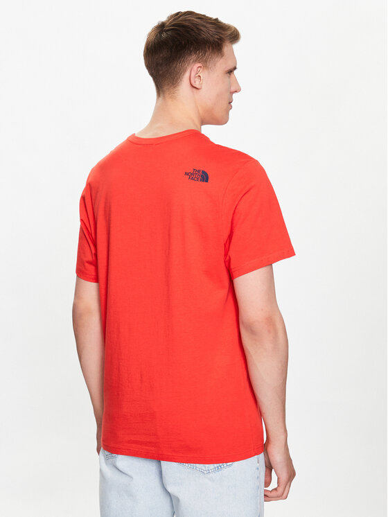 The North Face T-särk Easy NF0A2TX3 Punane Regular Fit | Modivo.ee