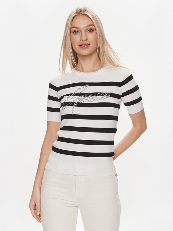 Guess Megztinis Grace W4RR38 Z2NQ2 Juoda Regular Fit | Modivo.lt