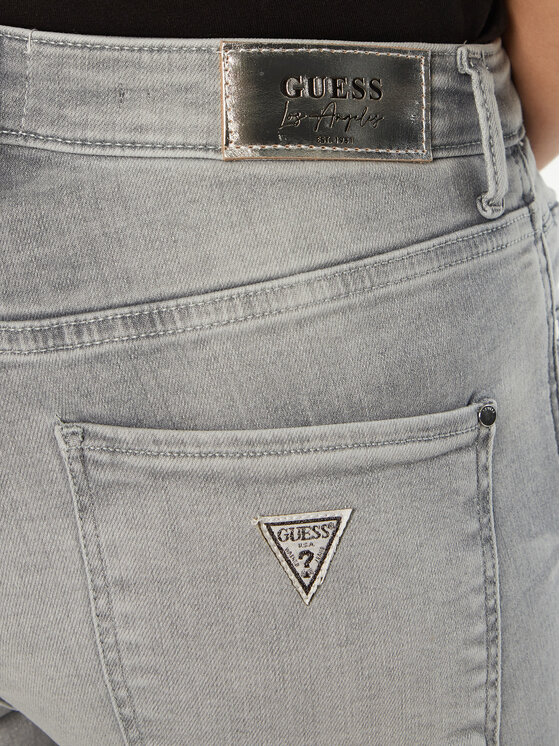 Guess Jeansy W5RA15 D5L81 Šedá Straight Leg | Modivo.cz