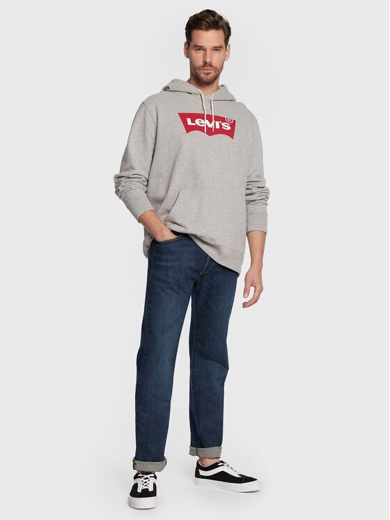 Levi's® Jeansy 501® 00501-3199 Granatowy Straight Leg | Modivo.pl