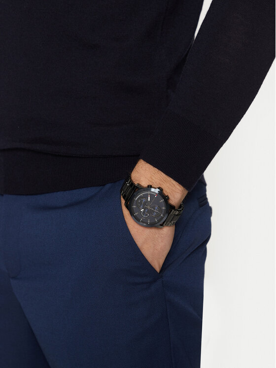 Tommy Hilfiger Часовник Jameson 1792049 Черен | Modivo.bg