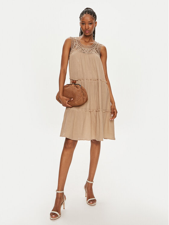 JDY Vestito estivo Oda 15323448 Beige Regular Fit | Modivo.it