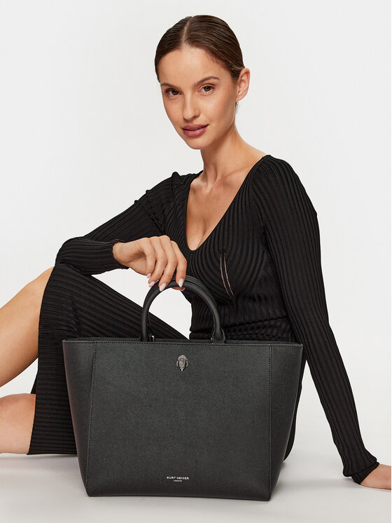 Kurt Geiger Torebka Shoreditch Shopper 8475500109 Czarny | Modivo.pl