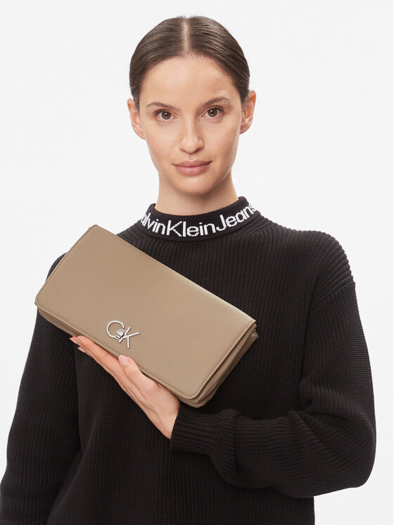 Calvin Klein Geantă Re-Lock Double Gusette K60K611336 Bej | Modivo.ro