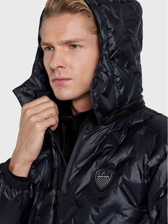 EA7 Emporio Armani Kurtka puchowa 6LPB64 PN8MZ 1200 Czarny Regular Fit | Modivo.pl