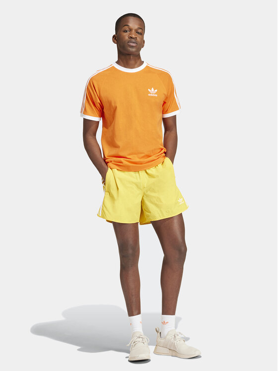 adidas Tricou adicolor Classics 3-Stripes IM9382 Portocaliu Slim Fit ...